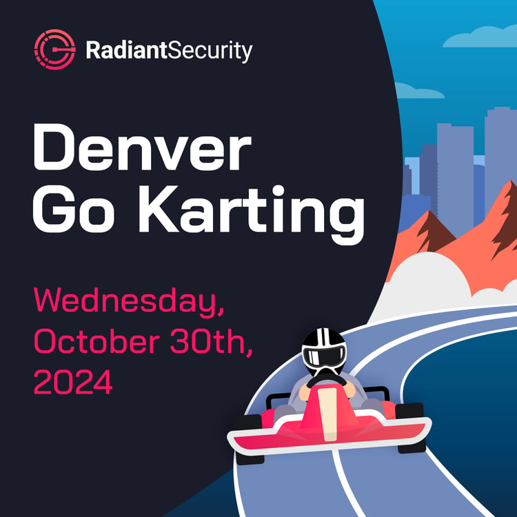 Denver go karting with Radiant Security